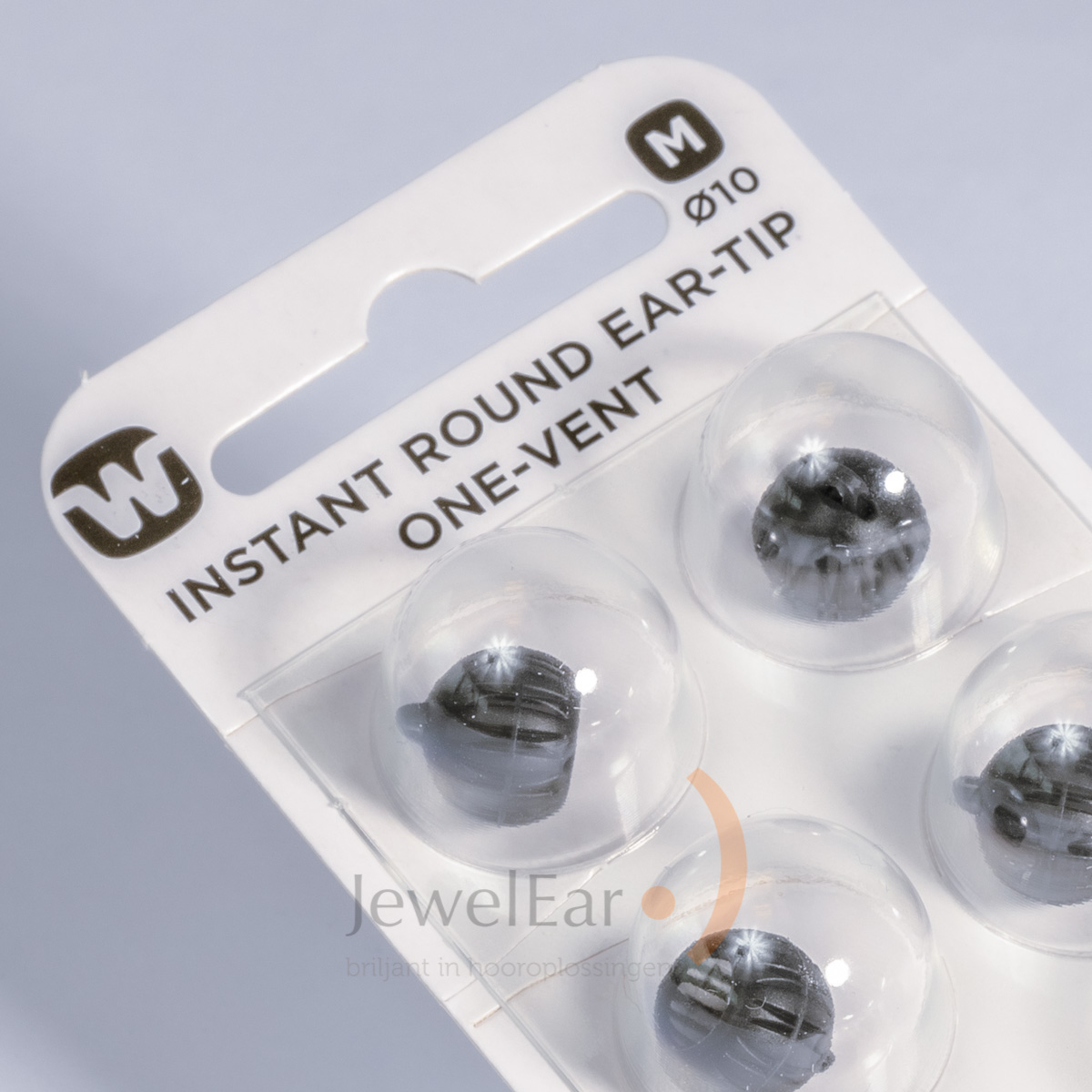 Widex Instant Round one-vent M ear-tip, 10 st. • JewelEar Hoortoestellen